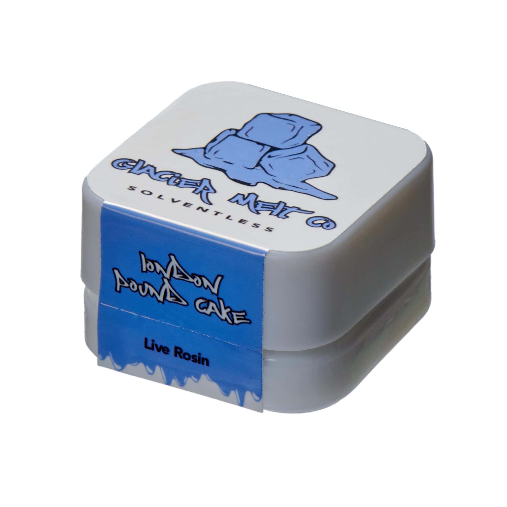 GLACIER MELT 1 GRAM ROSIN - LONDON POUND CAKE - Harmonized Hemp