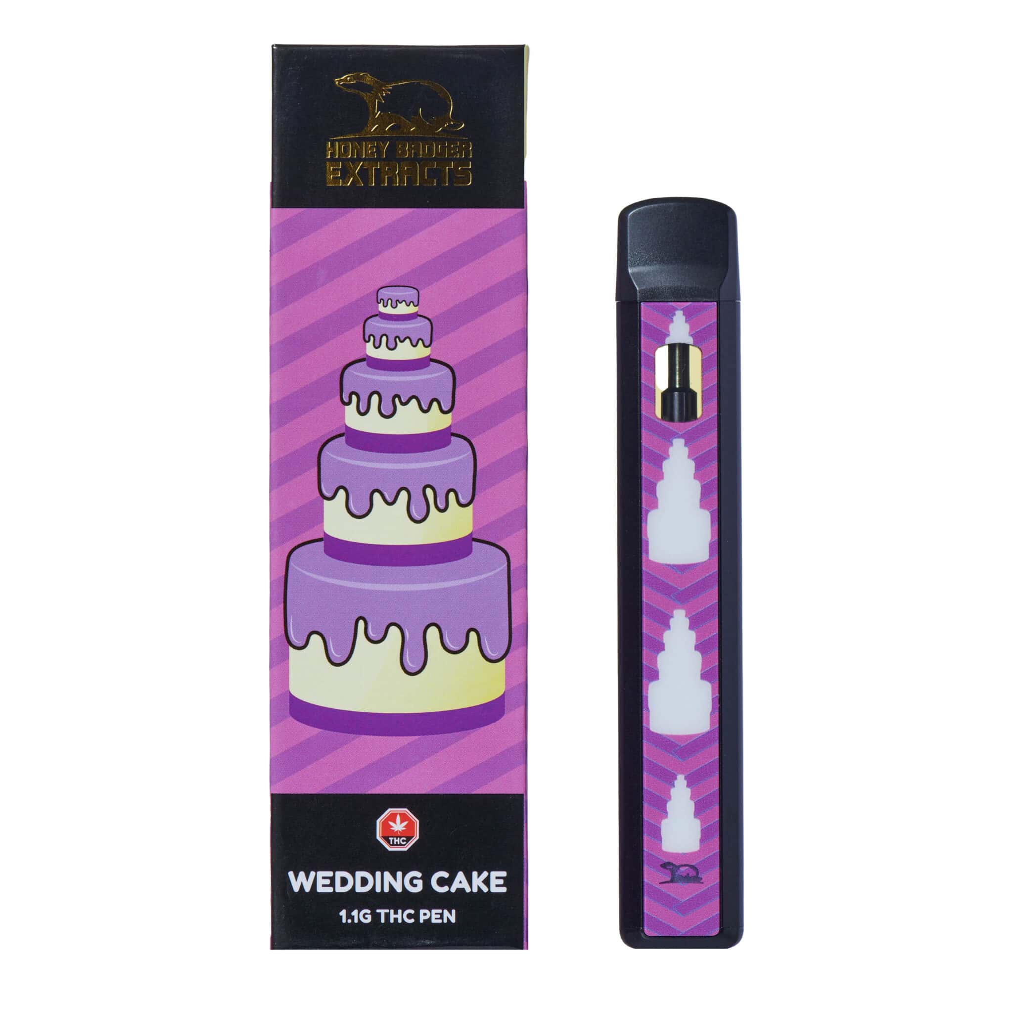 HB DISTILLATE VAPE PEN – WEDDING CAKE – Harmonized Hemp
