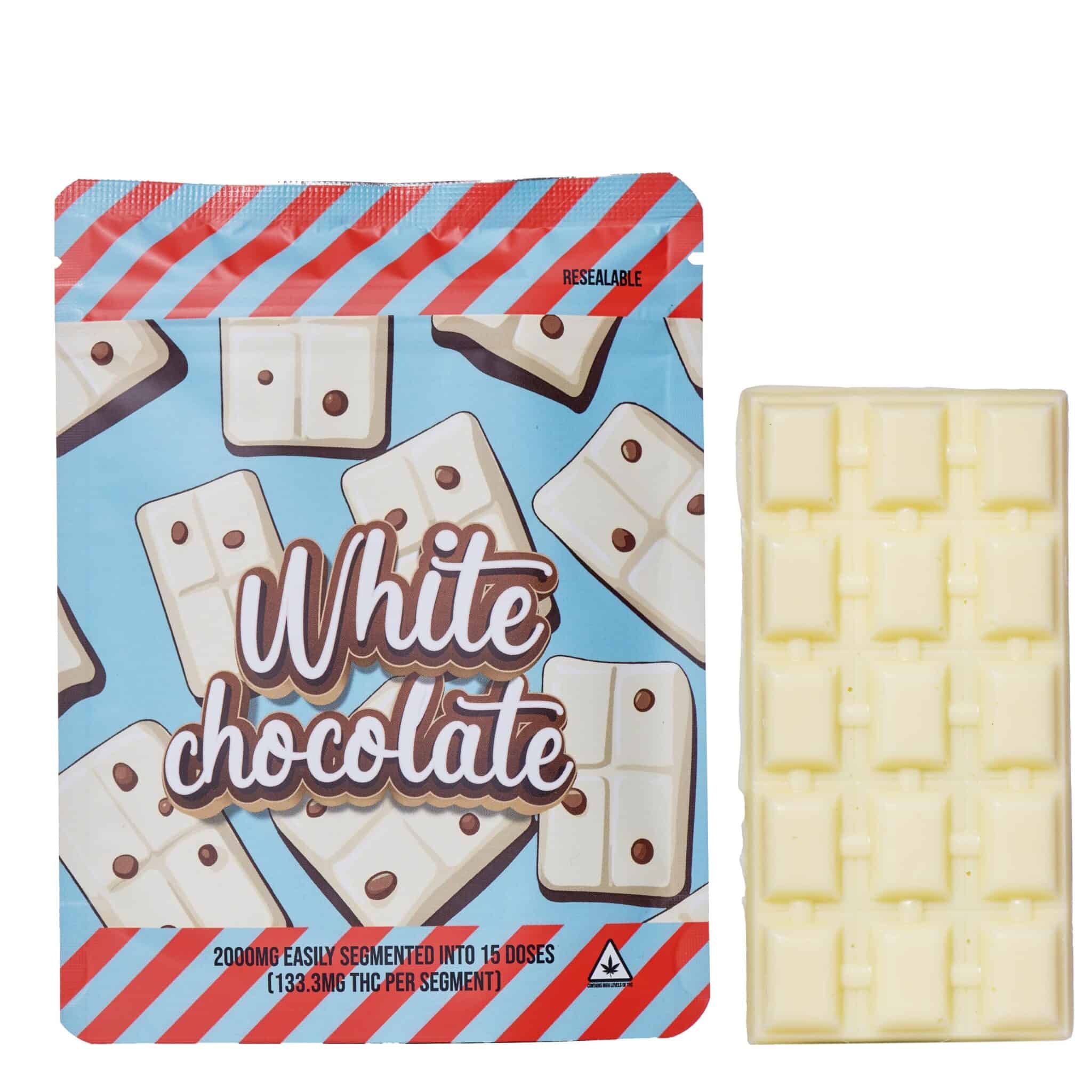 SUPER STRENGTH 2000MG THC CHOCOLATE BAR - White Chocolate - Harmonized Hemp