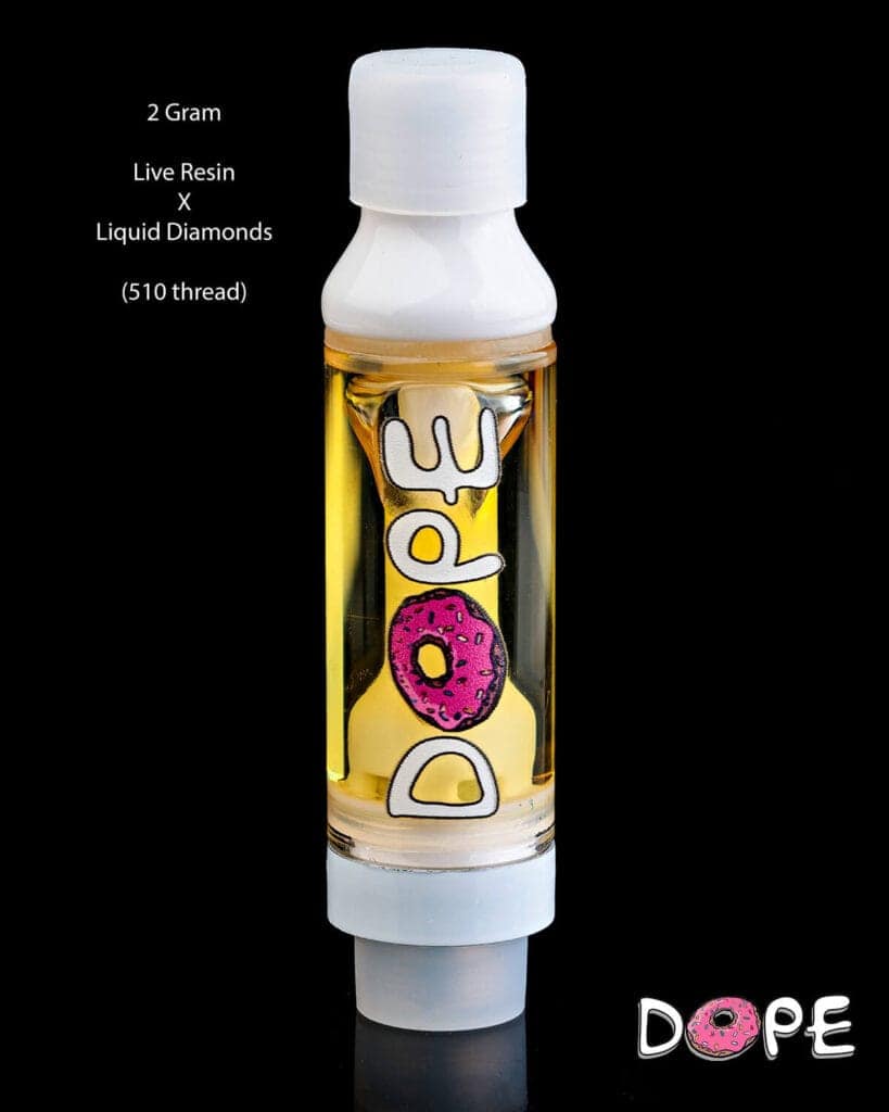 DOPE 2 GRAM VAPE CART – Green Crack Pineapple – Harmonized Hemp